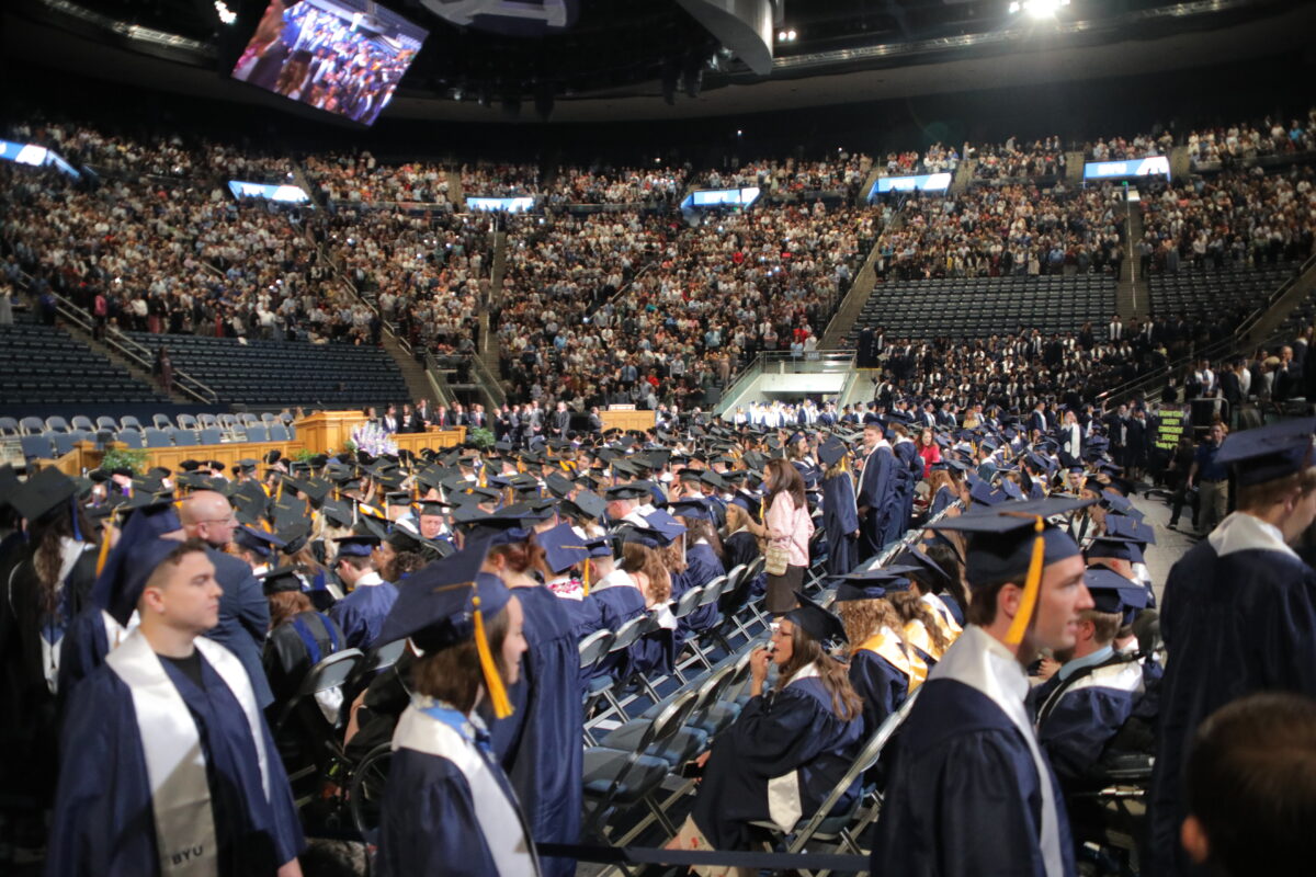 BYU holds first live commencement ceremony in two years | News, Sports ...
